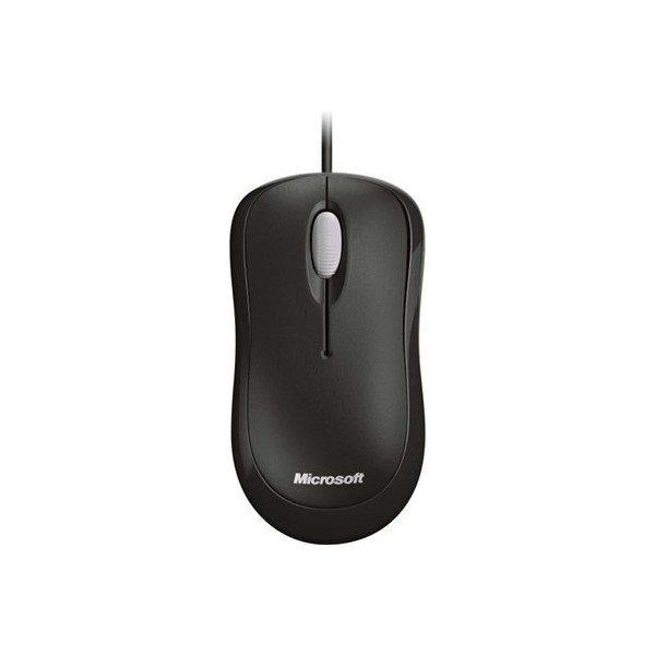 Microsoft Basic Optical Mouse Black (4YH00001) Souris - Souris, Type de souris: Optique, Plate ...