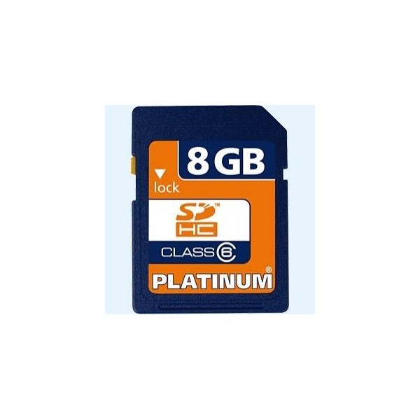 BestMedia CD Recordable FLASH SDHC Card 8GB PLATINUM Class6 blk (4027927772021) - SDHC