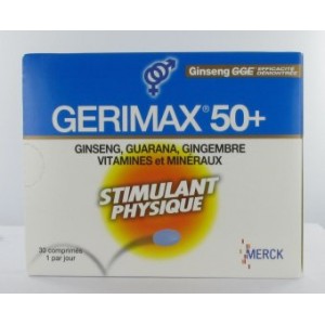 30 tabletlik GERIMAX 50 + kutusu
