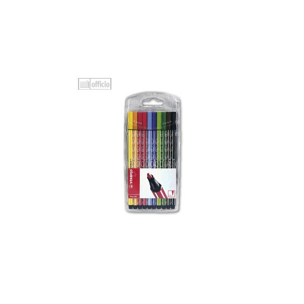 Stabilo Stabilo Staedtler marcador 68 Pluma Estuche con 10 colores