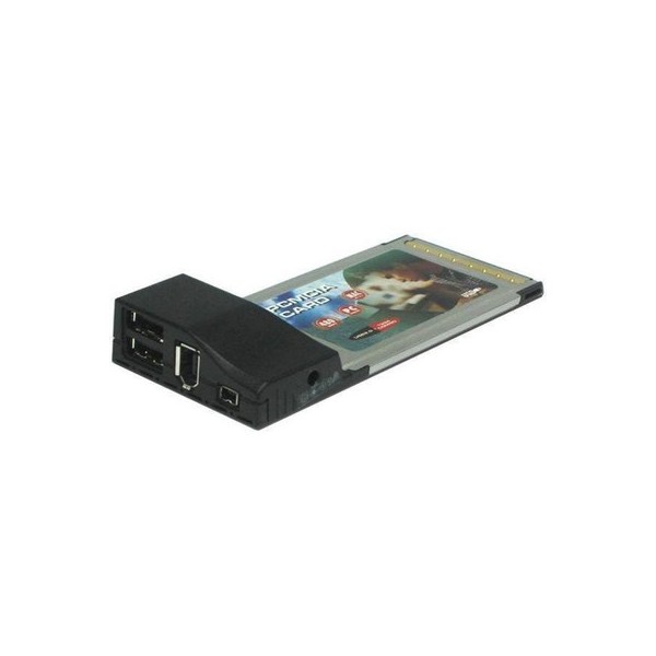 ADVANCE Carte contrôleur PCMCIA 2 ports USB 2.0 + 2 ports FireWire PCM ...