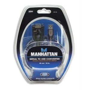 Manhattan USB to RS232 converter - Serial adapter - USB - RS-232 ...