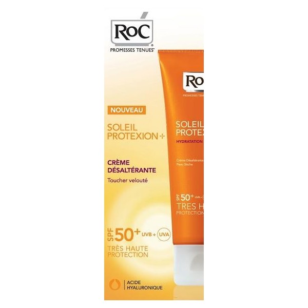 Roc: Sol + humedad SPF50 + ProteXion suave piel crema refrescante en ...
