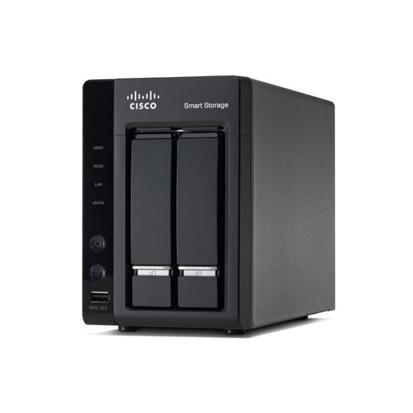 Cisco CSB NSS 322 2-BAY SMART STORAGE (NSS322D04K9) Network Storage ...