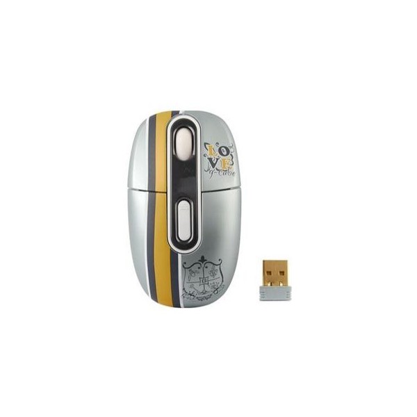 G-CUBE cube G - Royal Club - Wireless Optical Mouse - 1000 dpi - Grey ...