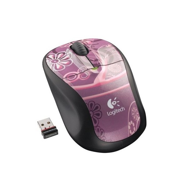 Logitech WRLS MOUSE M305 PLUM CURRENT (910002053) Souris - Souris, Type ...