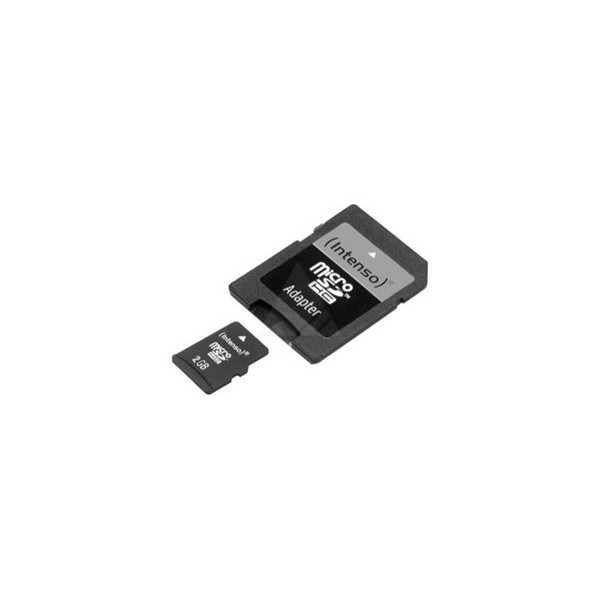 Micro-SD Card 2GB Intenso adaptateur inclus (3403440) - Carte MicroSD