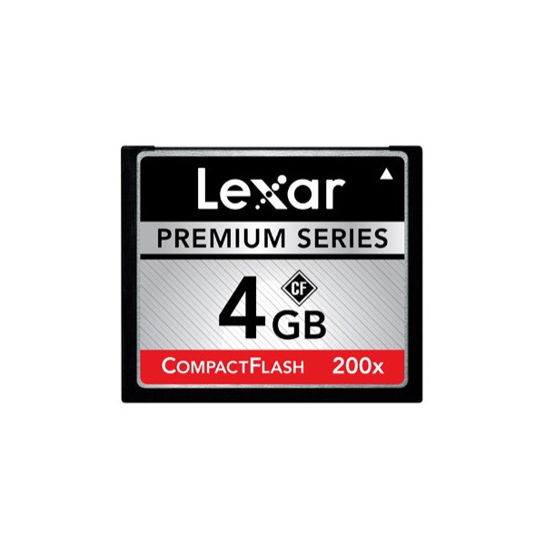 Lexar Carte Compact Flash Premium Series 200x - 4 GB (LCF4GBBSBEU200 ...