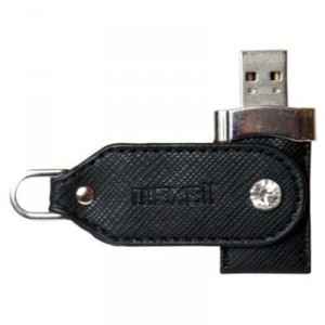 Maxell - Crystal - USB flash drive - 16 GB - Black (854434.00.CN) USB - USB